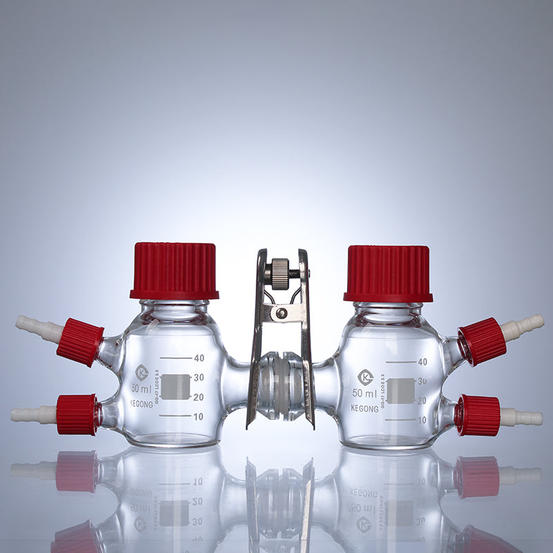 50ml type II microbial fuel microbial reactor MFC clamp proton charged ...